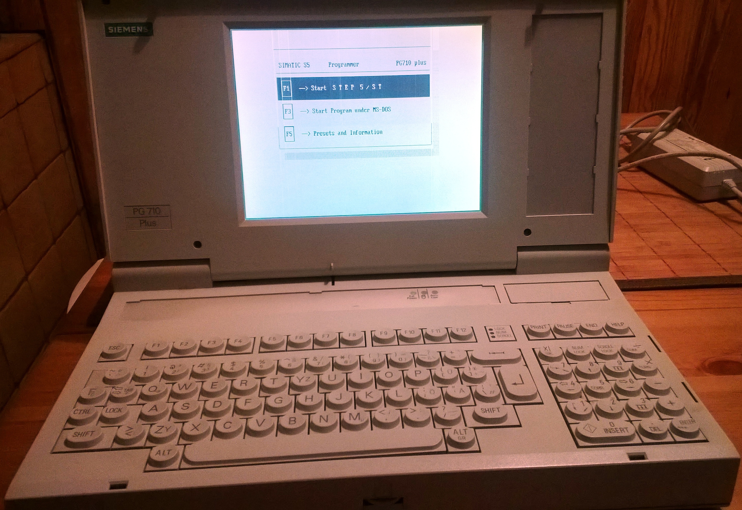 Sprzedaż: Programator PG 710 Simatic S5, Intel 386SL, Kompletny, 7000 zł