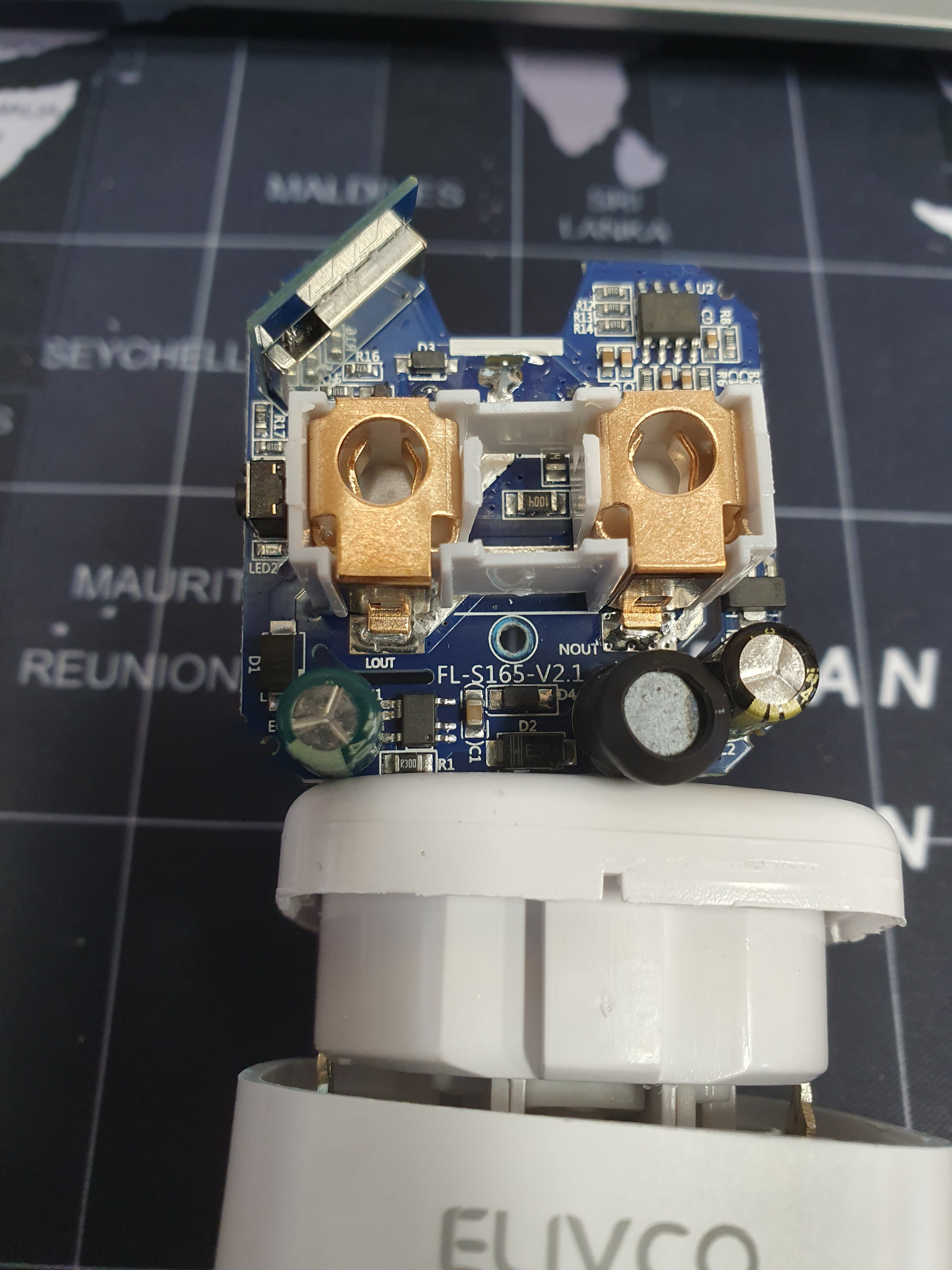 LSPA9 socket with BL0937 and ZTZS module - how to connect the programmer?