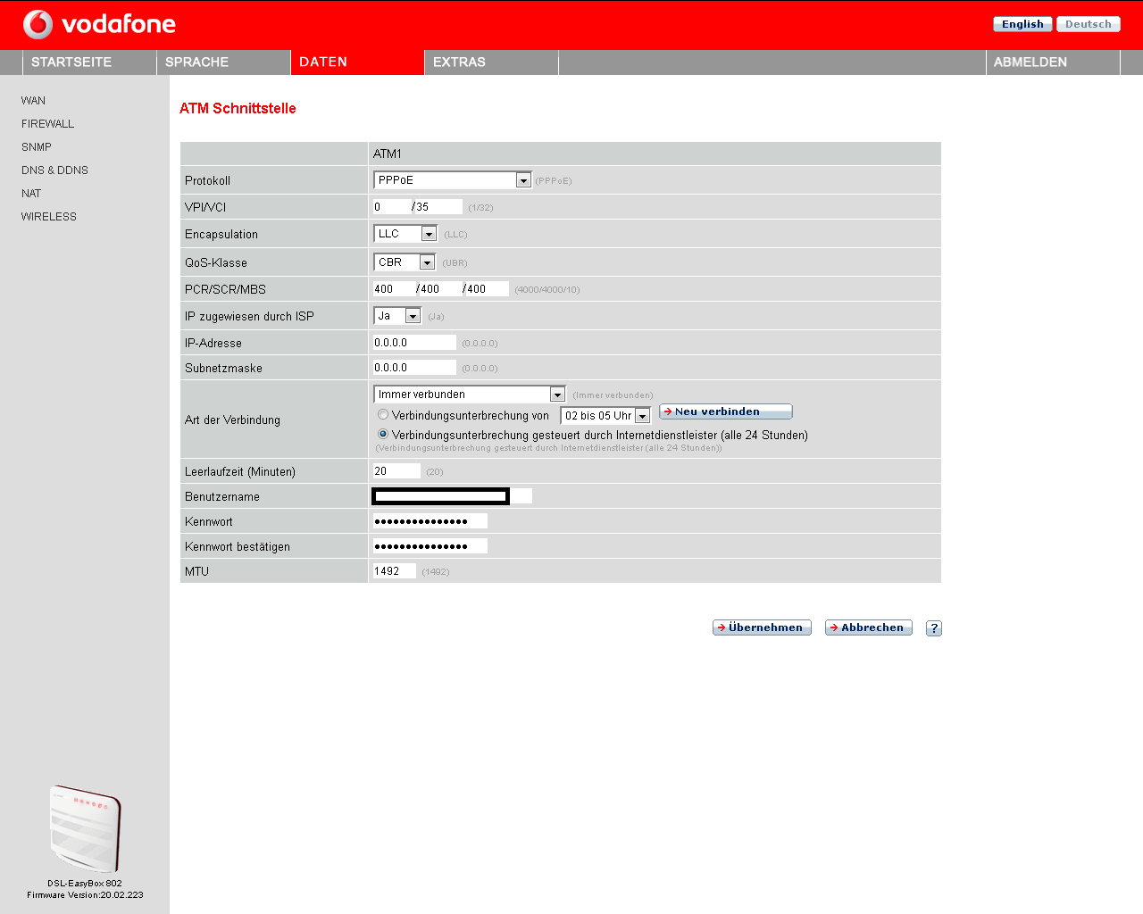 DSL EASYBOX 802 - niski uplink na ADSL2+, jak poprawić stabilność?