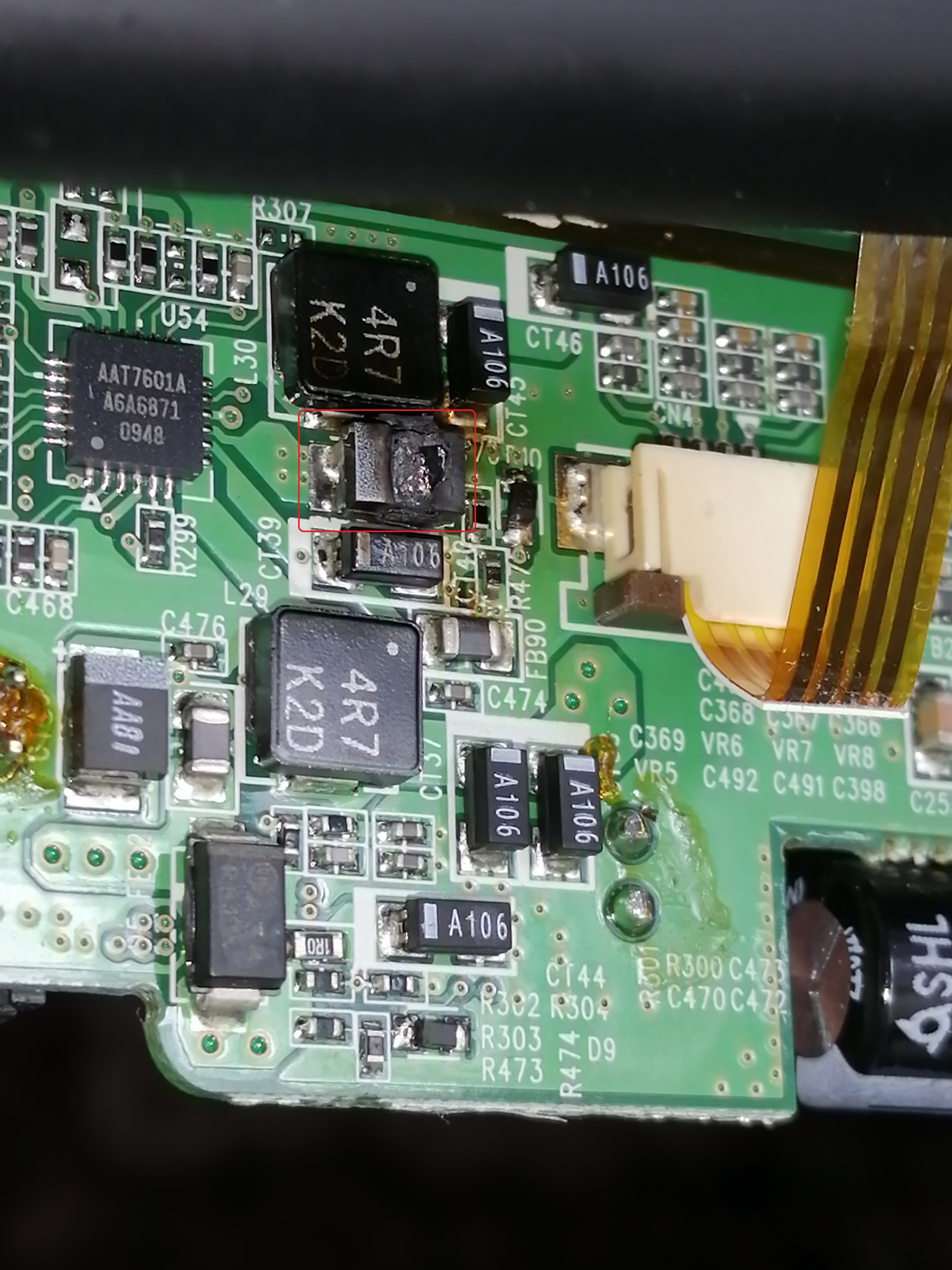 Navroad NR780H Hugo: Spalony element przy wymianie baterii na ...