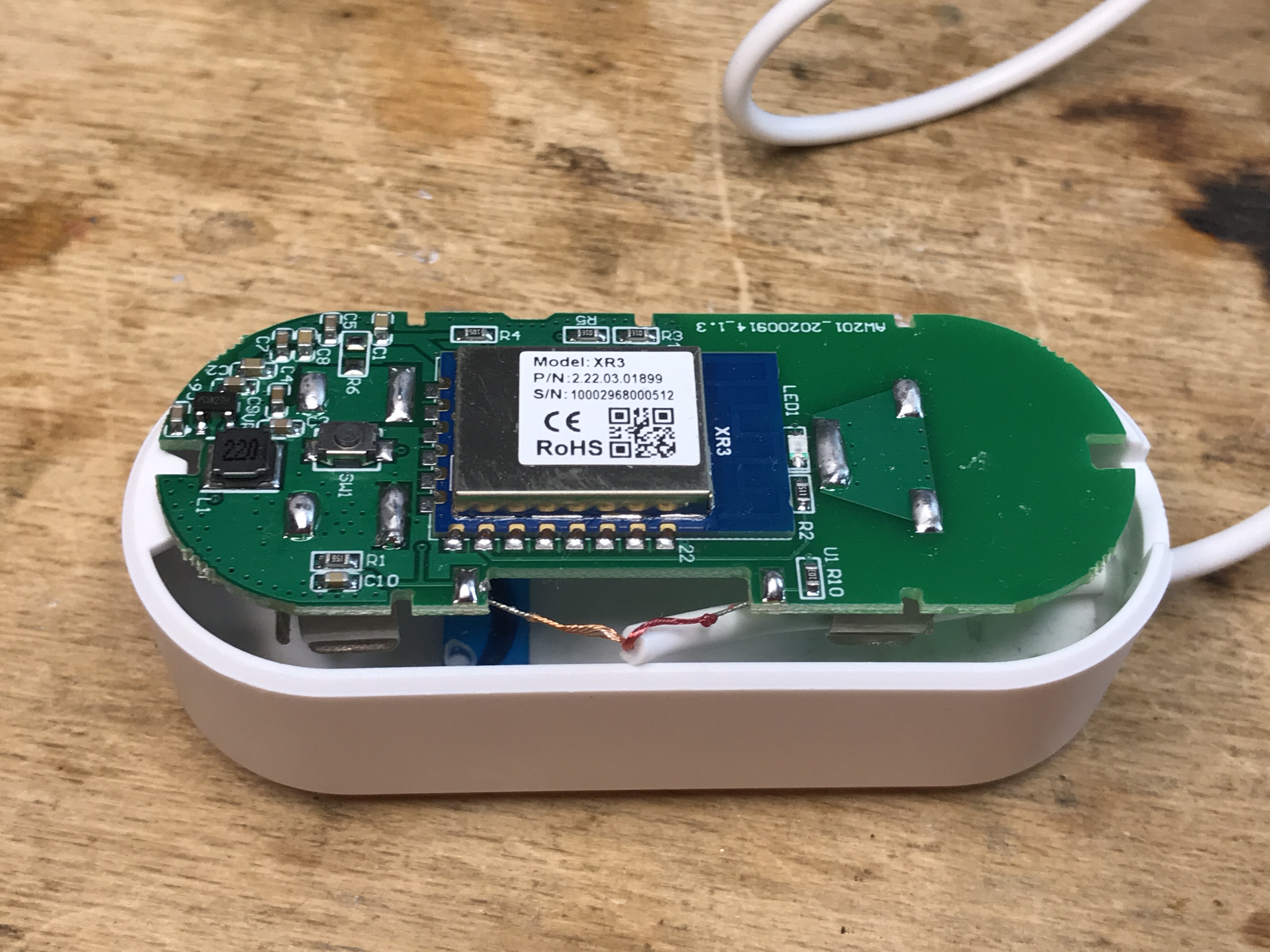 XR809 WiFi flood sensor, XR3 Tasmota replacement, open firmware, guide