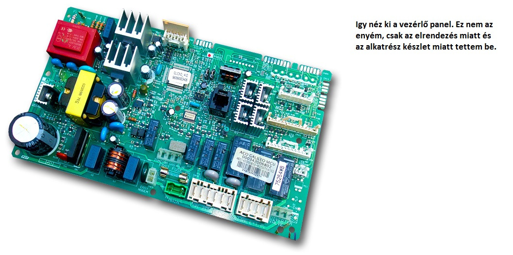 Ariston Clas Premium 24 vezérlő panel Q1 és Q2 SMD tranzisztor kódok ...
