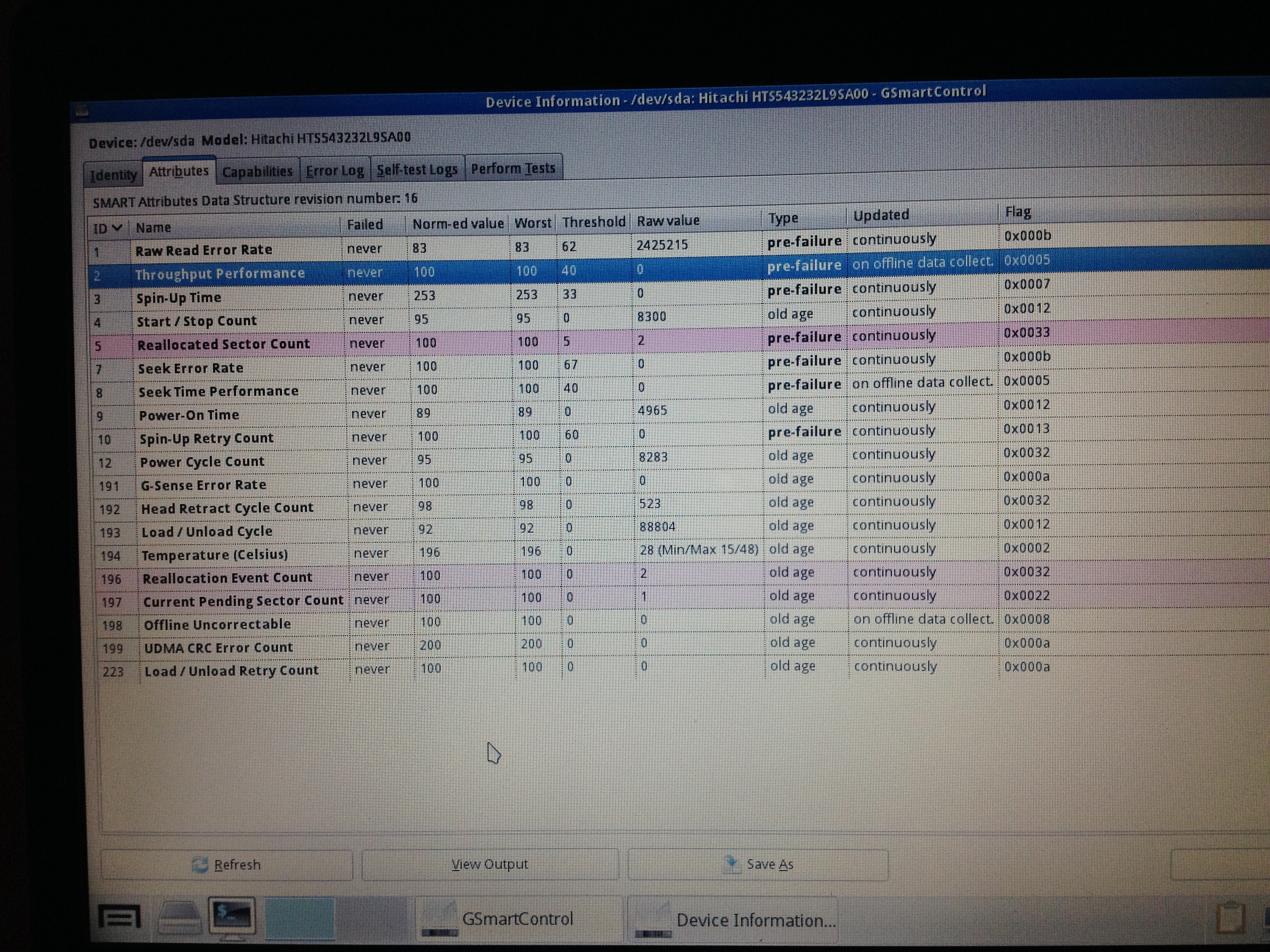 Analiza SMART dysku – czy wskazane atrybuty oznaczają konieczność wymiany?