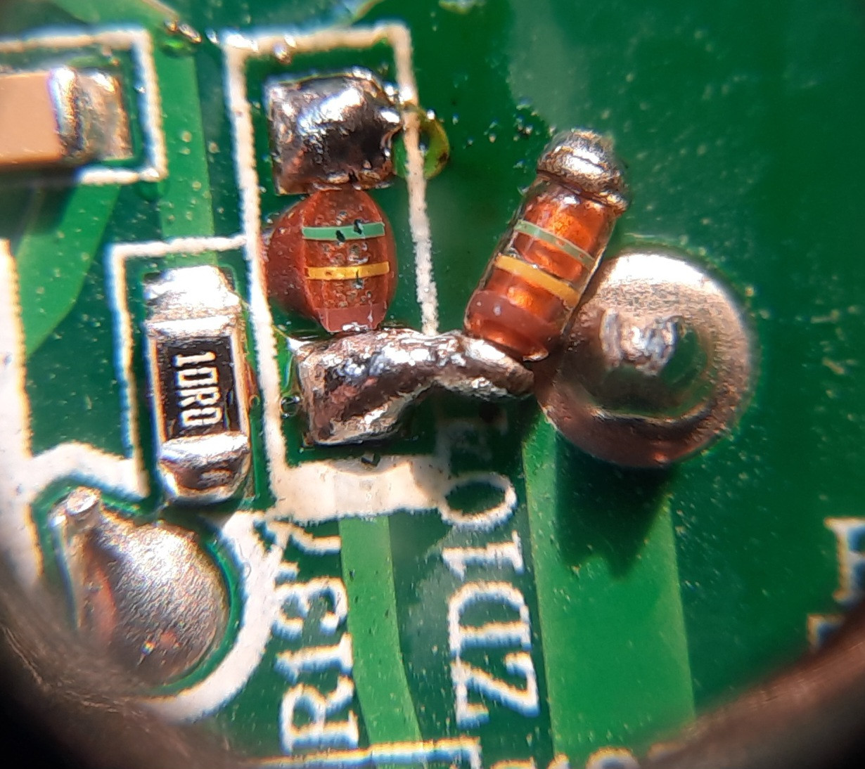 Identyfikacja diody zenera ZD104 - kod 3 paskowy, zdjęcia i oznaczenia ...