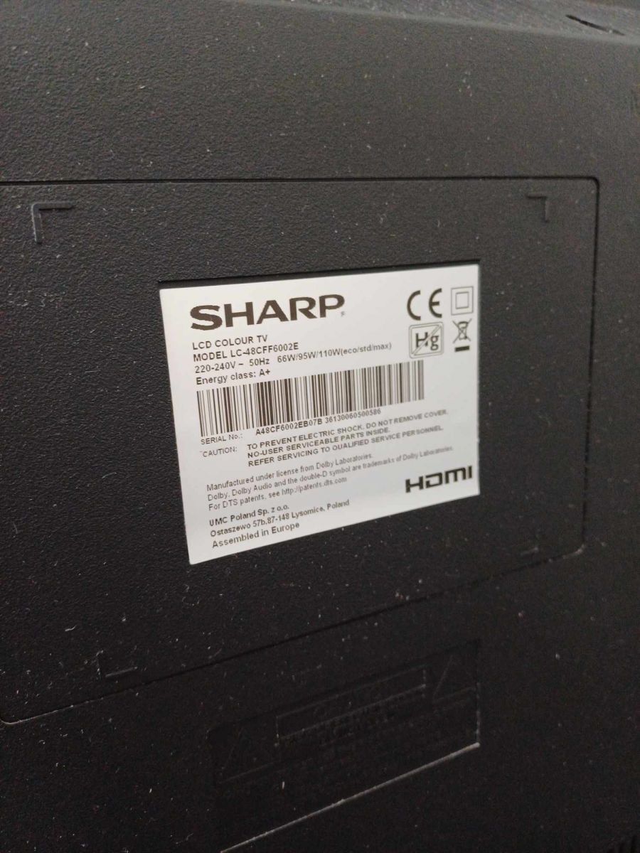 Sharp LC-48CFF6002E - ekran do góry nogami po update 1.4