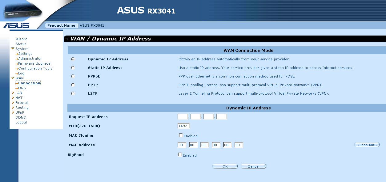 Jak skonfigurować Asus RX3041 z modemem D-Link DSL-300T dla Neostrady?