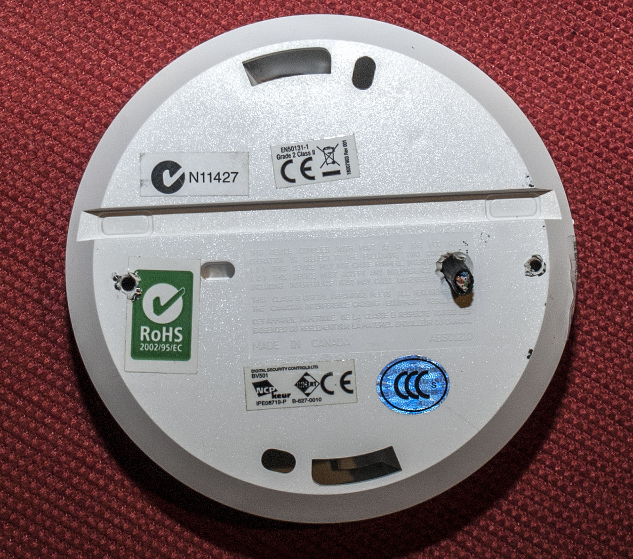 [Sprzedam] Kompletny alarm z centralką DSC PC5020 i 6 czujkami