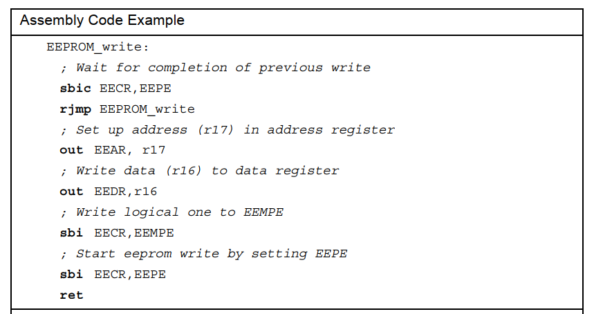 Zapisywanie liczb 0-255 do EEPROM w ATtiny 2313 lub 4313