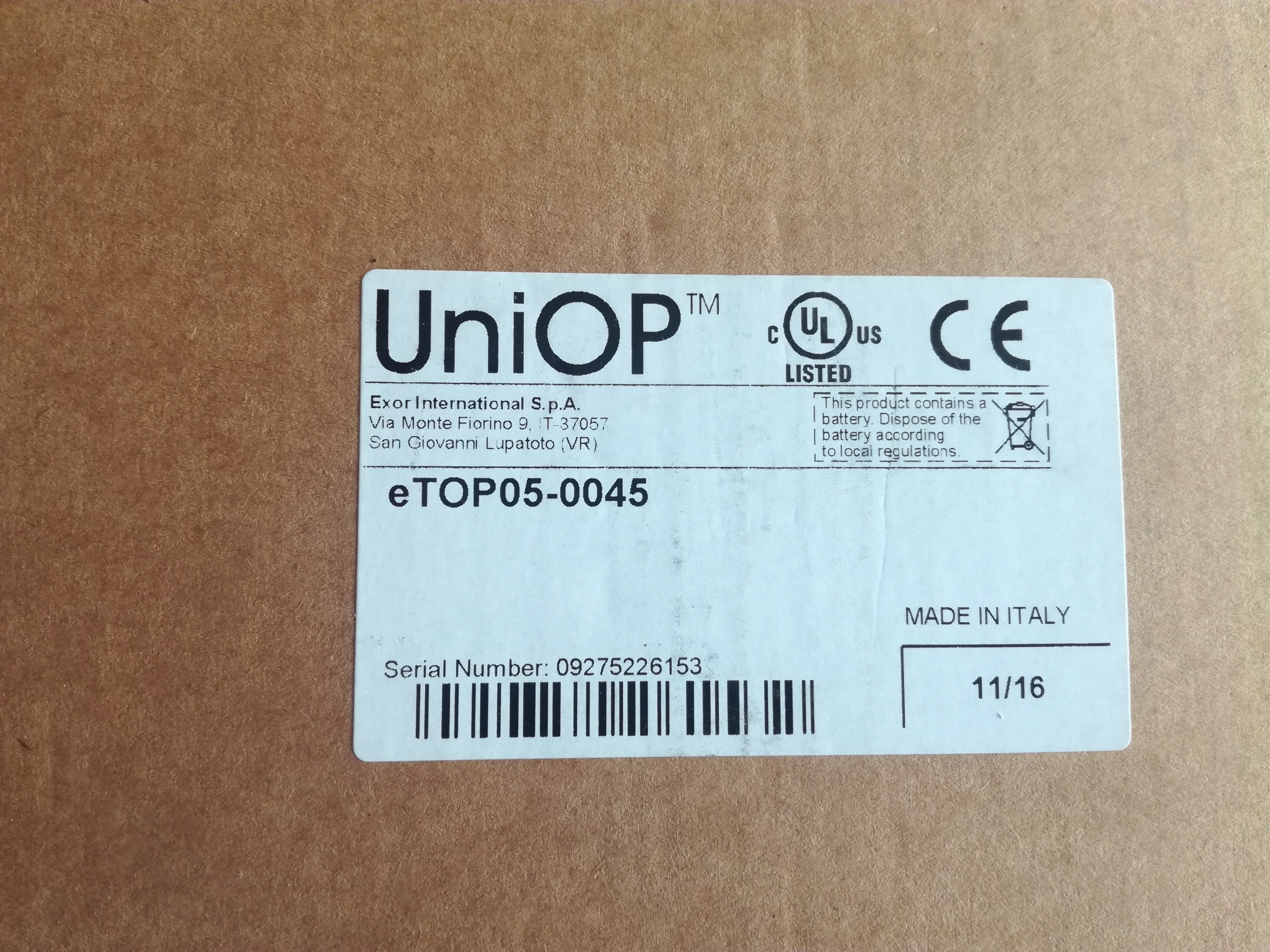 [Sprzedam] Panel UNIOP eTOP05 oraz Karta komunikacyjna TCM08A