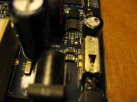 Speedstream 4100 - spalony element po podłączeniu AC