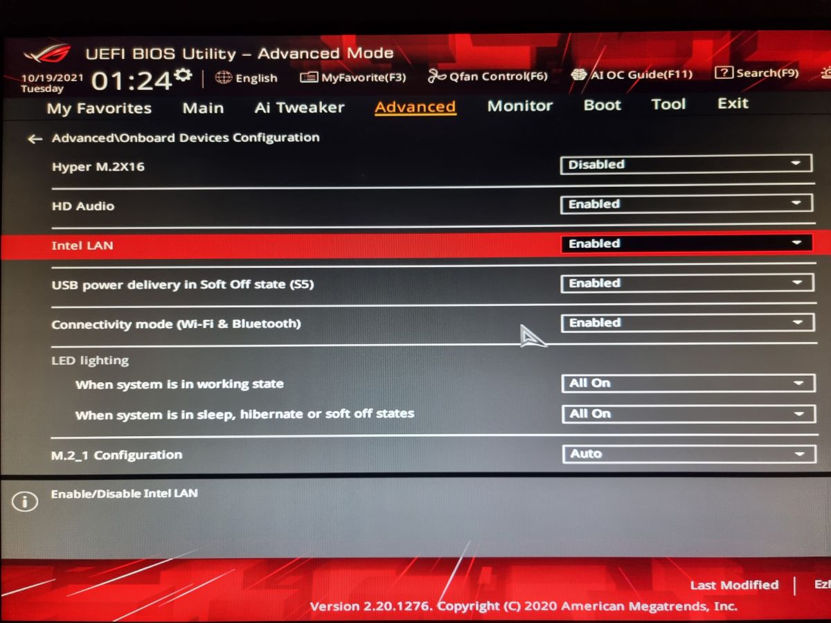 Kłopoty z kartą sieciową ASUS ROG STRIX Z490-F po podłączeniu routera ...