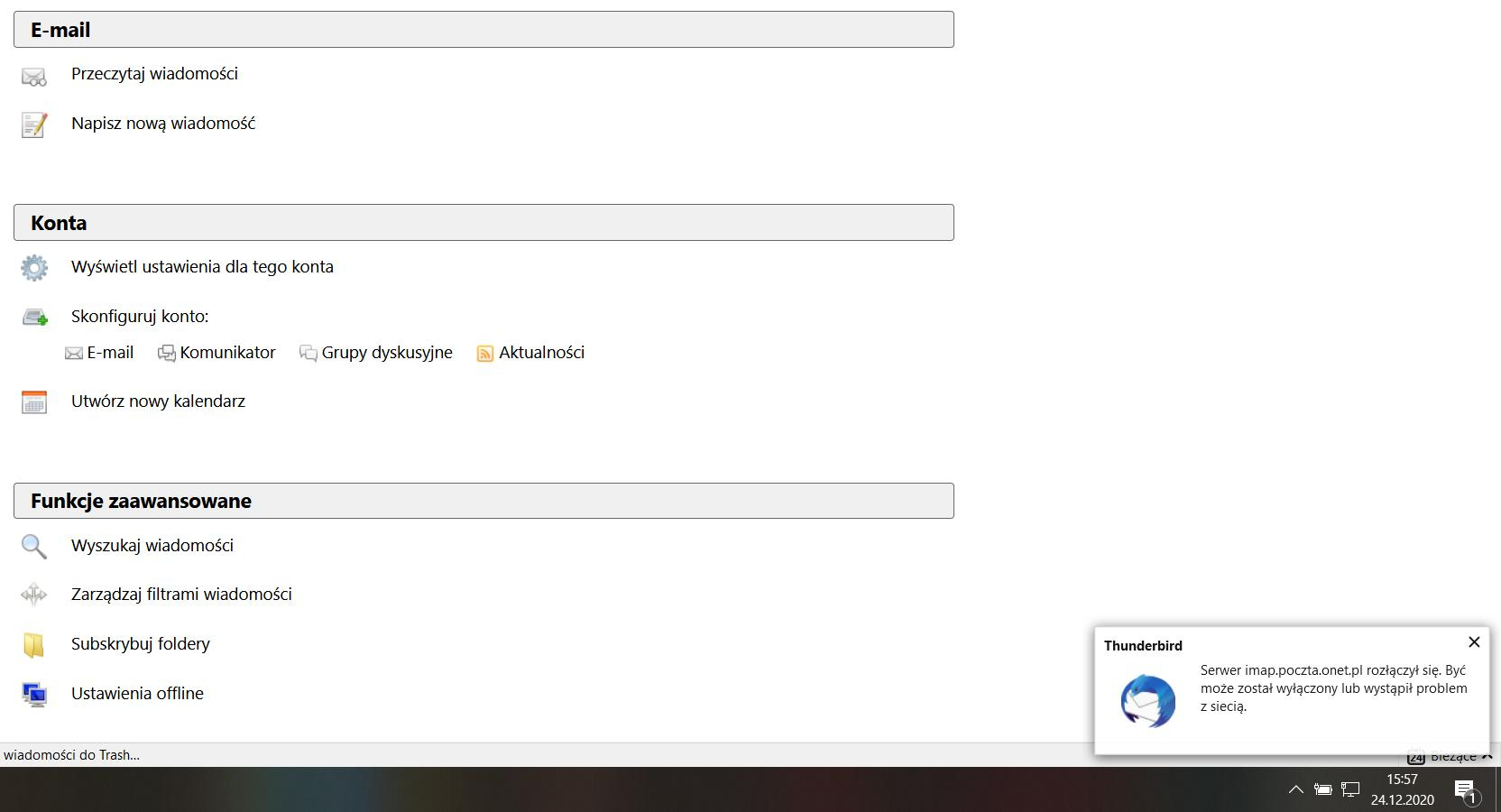 [Rozwiązano] Firefox Thunderbird - Komunikat o rozłączeniu serwera poczta.onet.pl, podwójne ...