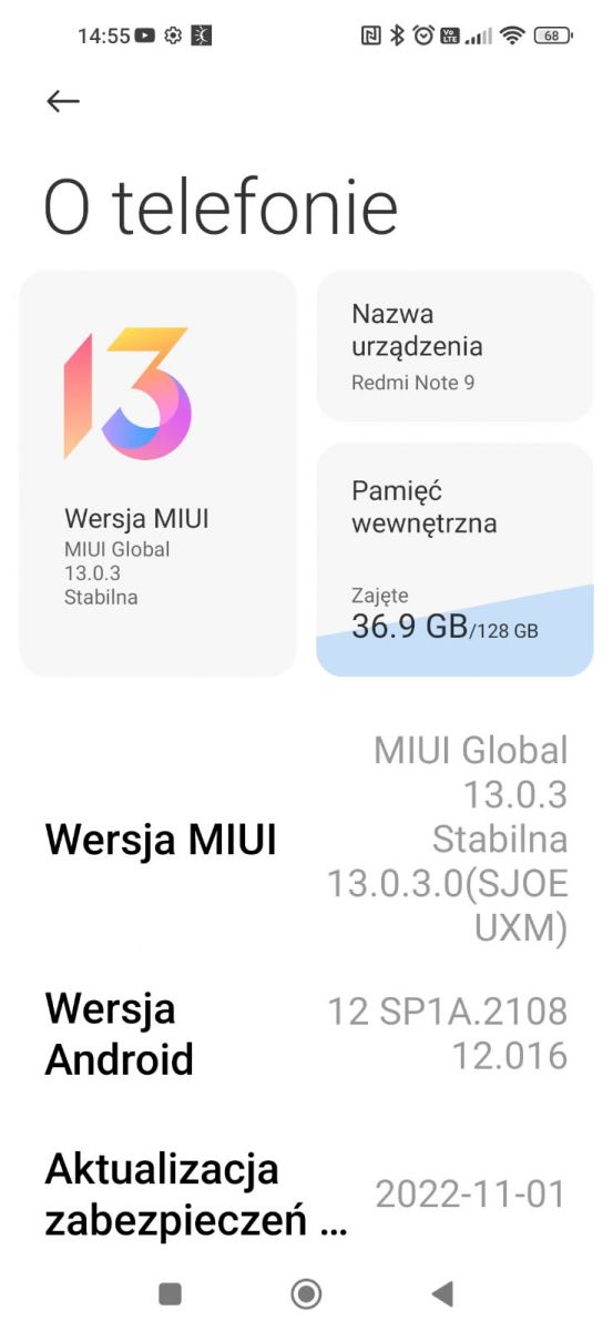 [Rozwiązano] Jak długo Redmi Note 9 z MIUI 13.0.3 i Android 12 będzie działać sprawnie?