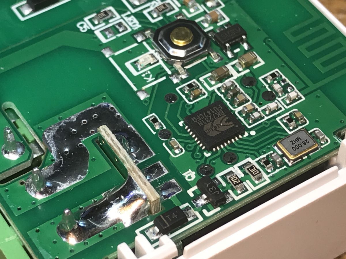 [BK7231N] Typowy moduł przekaźnik z WiFi do puszki - Appio 0158 Switch ...