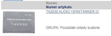 [Kupię] Kupię końcówkę mocy TA2040 i układ TA2030 - elektroda.pl