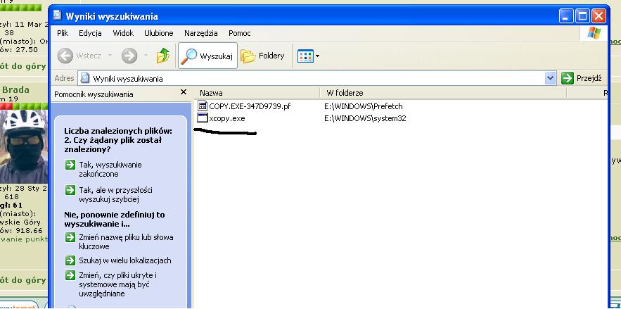 Błąd przy otwieraniu dysków C i E - jak naprawić copy.exe?