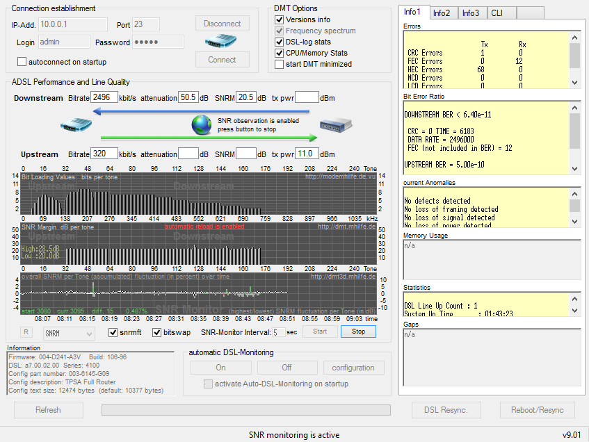 Siemens SpeedStream 4100/1 - Jak zmienić z adsl2+ na g.dmt