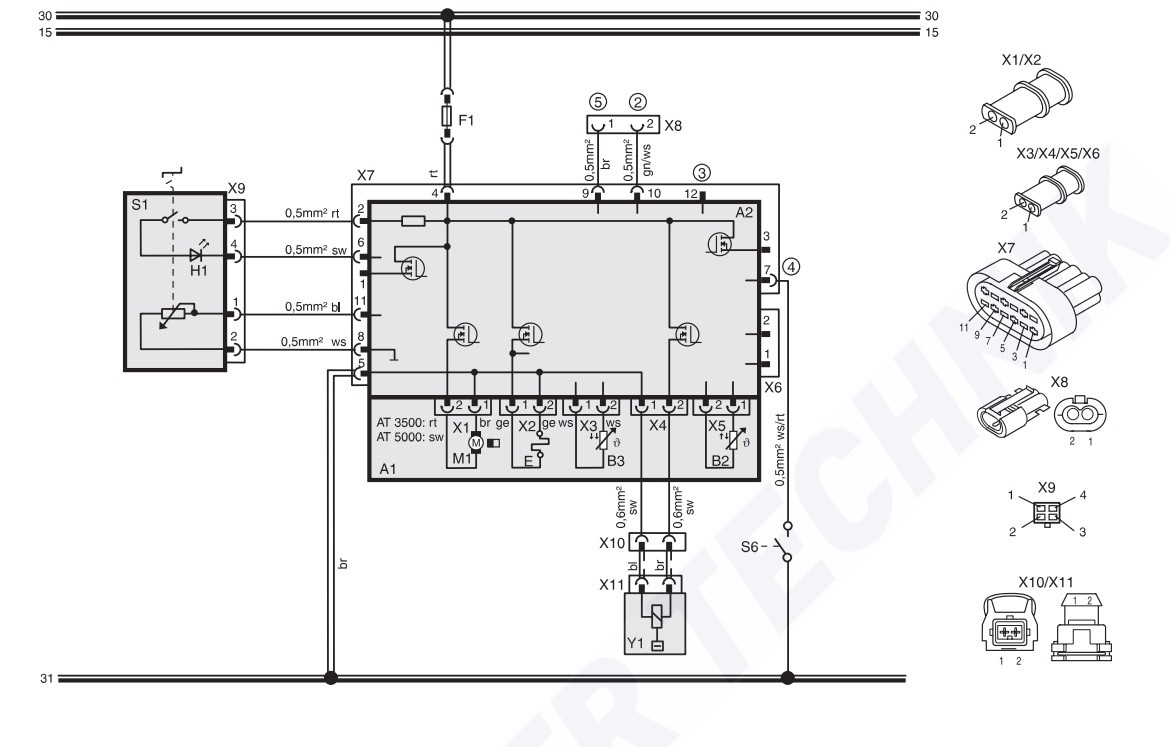 [Rozwiązano] Schemat podłączenia sterownika do Webasto Top 3500 ST - poszukiwane informacje