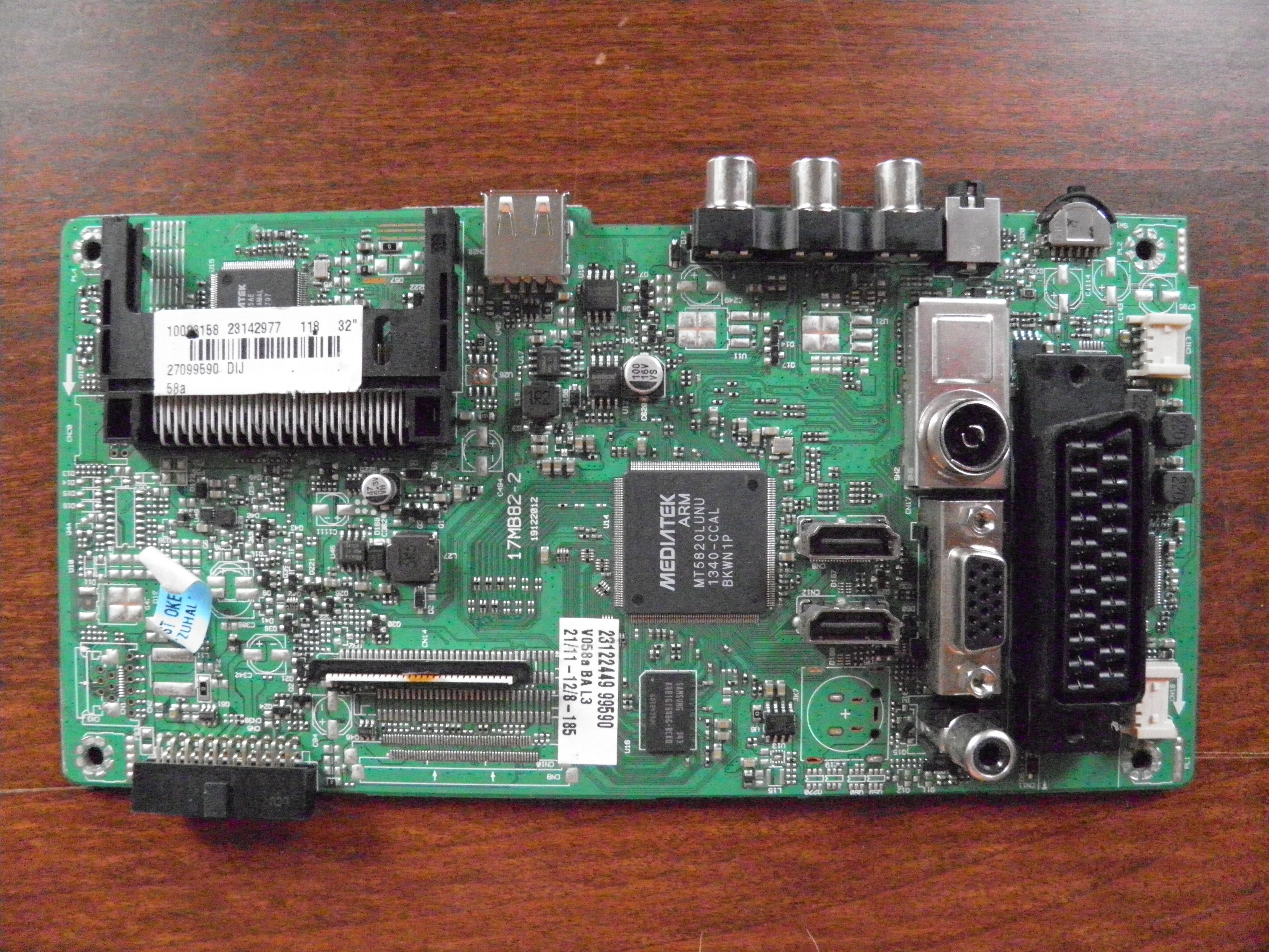 Wsad pamięci U10, U12 do DIGIHOME DI32188LED, płyta 17MB82-2 23142977