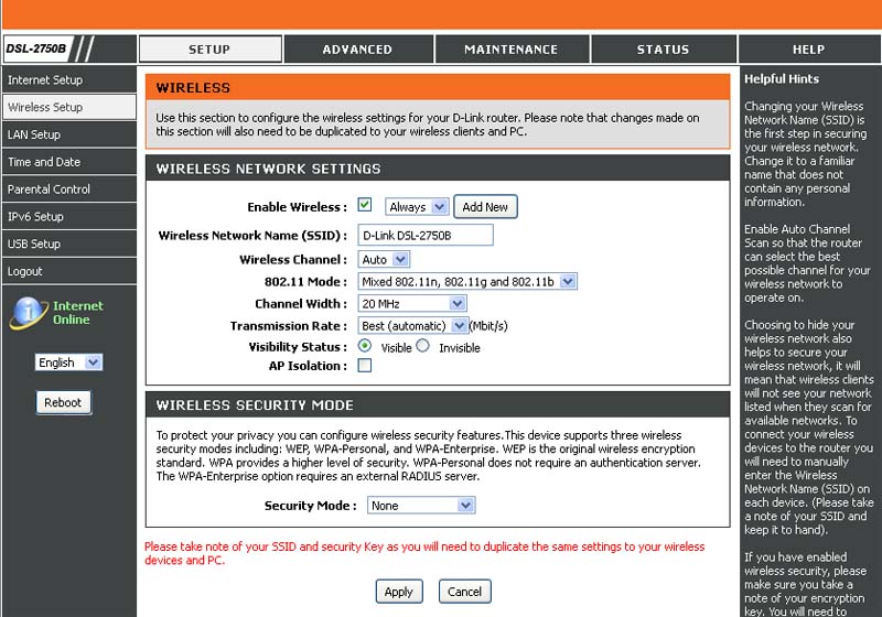 D-Link DSL-2750B - Router połączony, strony się nie otwierają
