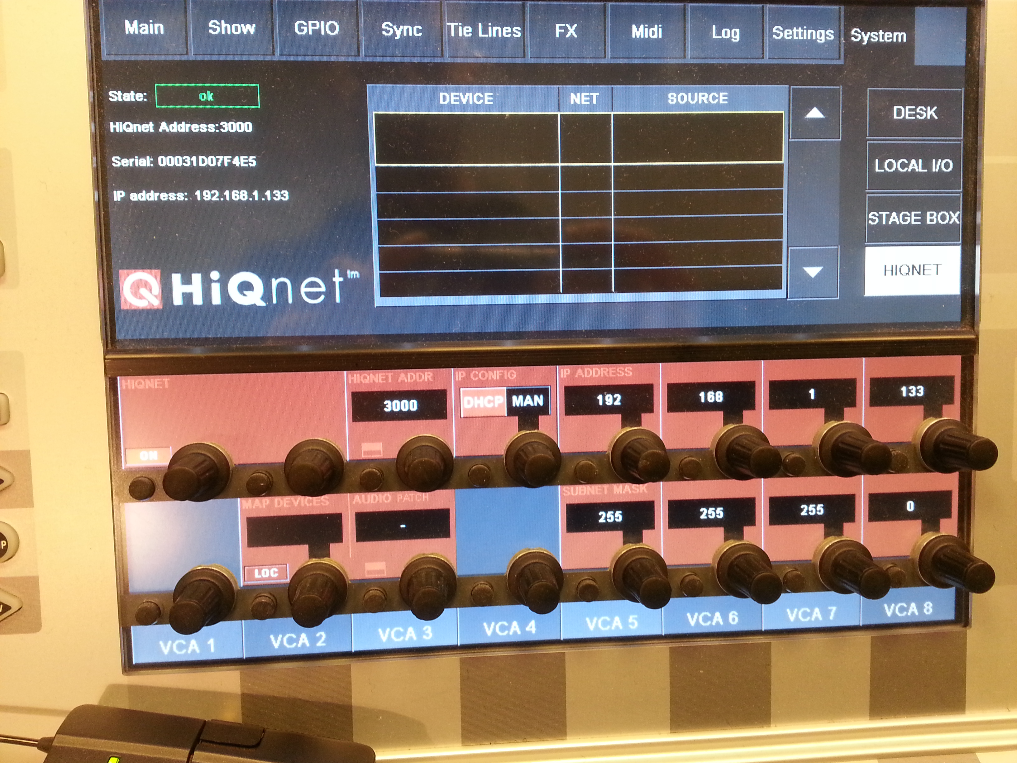 Jak skonfigurować Soundcraft Vi2 z hiqnet na Windows przez router TD ...