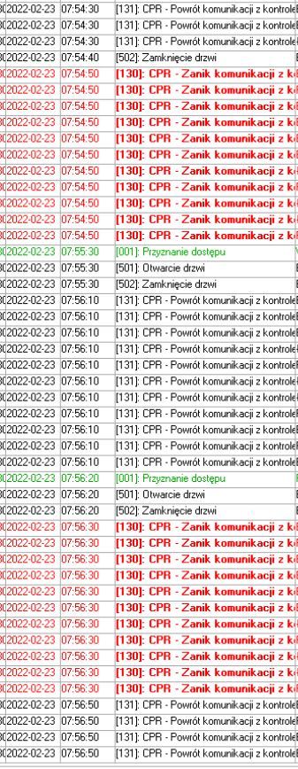 Centralka KD Roger i PR Master v4.5: Błędy importu zdarzeń i ...