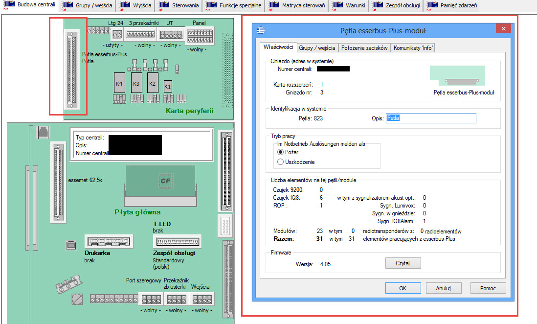Jak programować centralę Esser IQ8 C za pomocą Tools 8000 i kabla USB?
