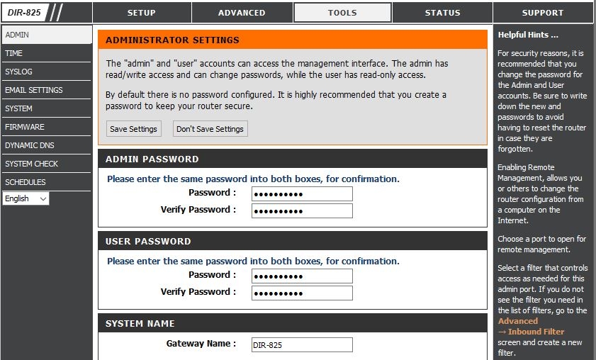 D-Link DIR-825 a możliwość korzystania z podpiętego dysku jako chmury.