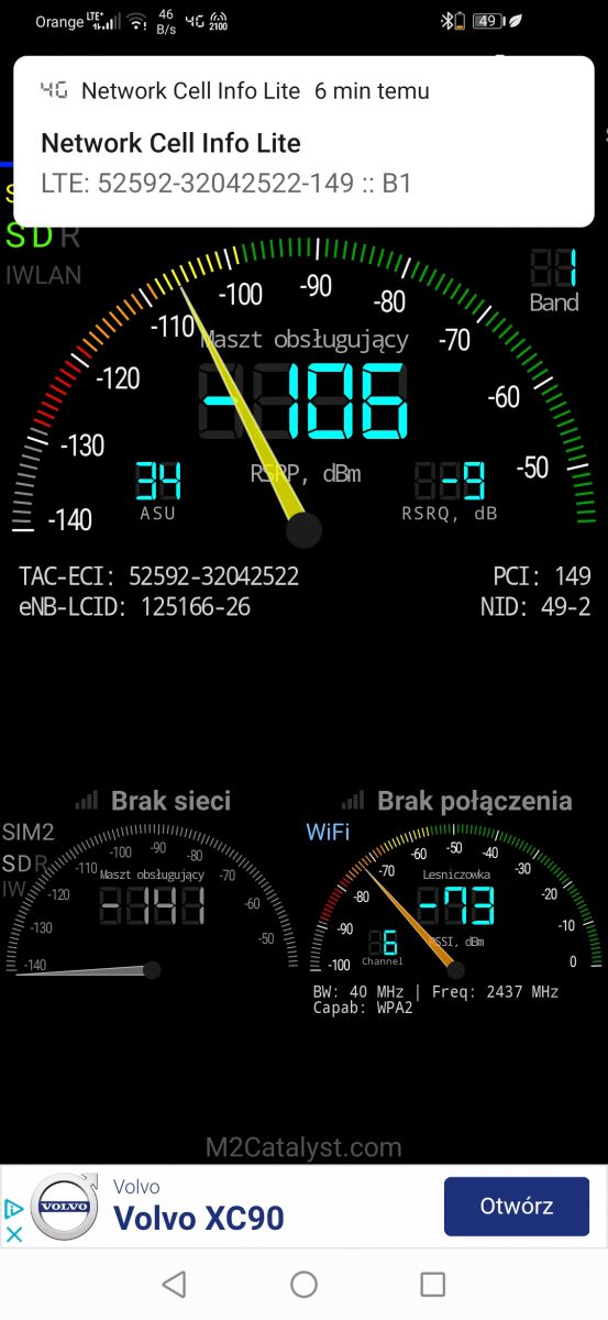 Stacjonarny router z modemem LTE do Orange, stabilne połączenie, antena zewnętrzna - 4