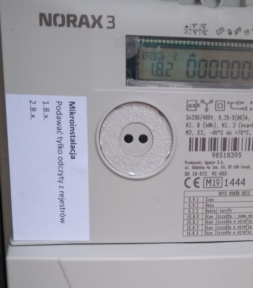 Brak aneksu a działanie licznika dwukierunkowego Apator Norax 3