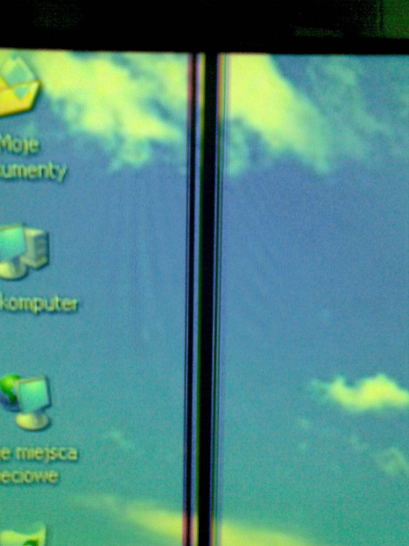 Monitor LCD Digimate L-1918 - pionowe linie, problem z matrycą M190EN03 V4