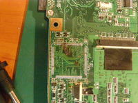 Naprawa uszkodzonego laminatu pod układem it8511te w Asus z96s po zalaniu