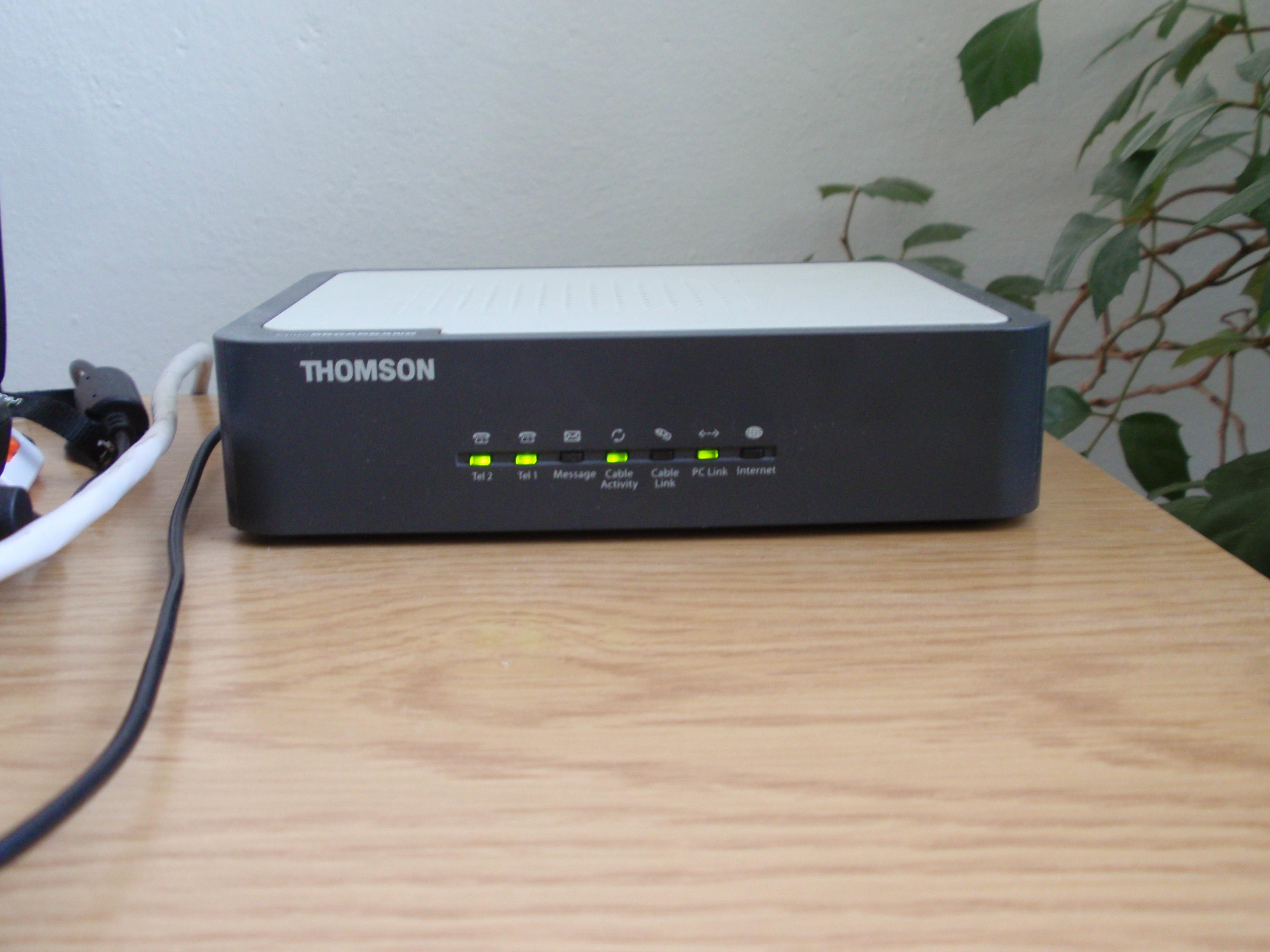 Netgear DG834g nie łączy się z MM (Thomson THG540)