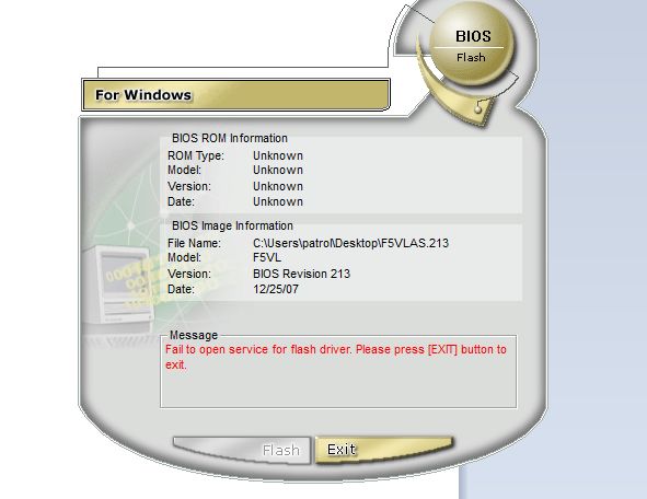 ASUS F5VL - Niebieski ekran po dodaniu 2GB RAM Nanya 667 MHz