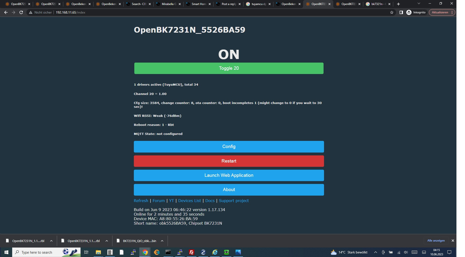 [BK7231N/CBU] Panel LED YB8007/300, BK7231Flasher Ekstrakcja ...