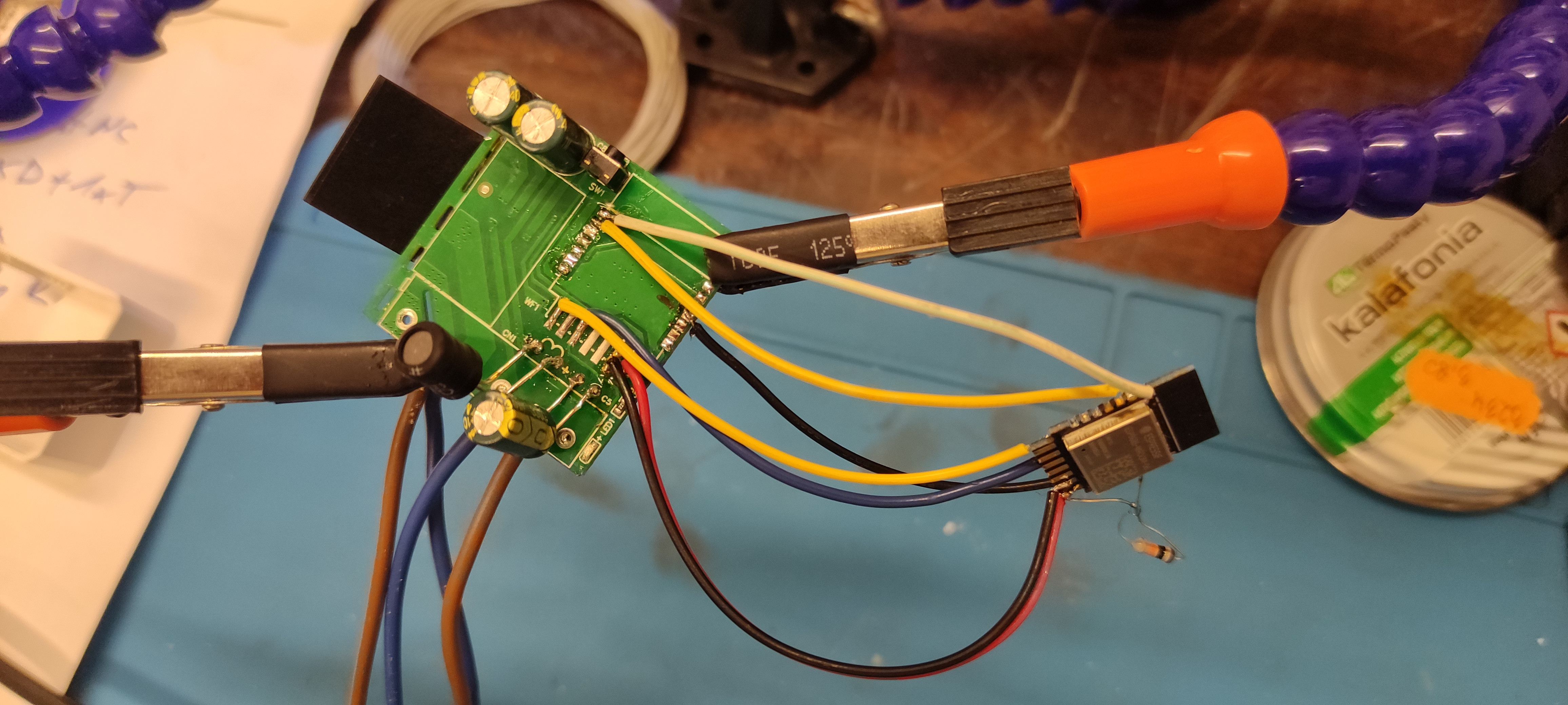 Avatto WSM16-1-WIFI CBU BK7231N transplantacja na ESP8684-WROOM-06C-H4 ...