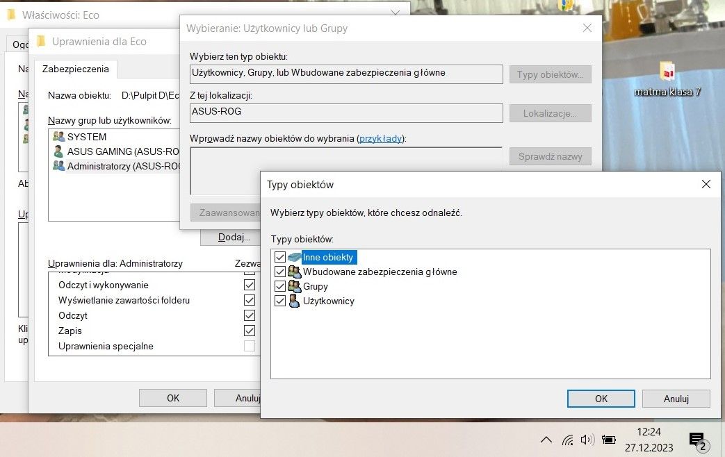 Brak dostępu do udostępnionego folderu w drugim komputerze w sieci.