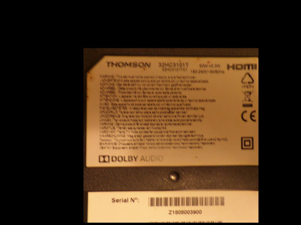 THOMSON 32HC3101T: Aktualizacja firmware z dobrego TV, wyświetlacz ...