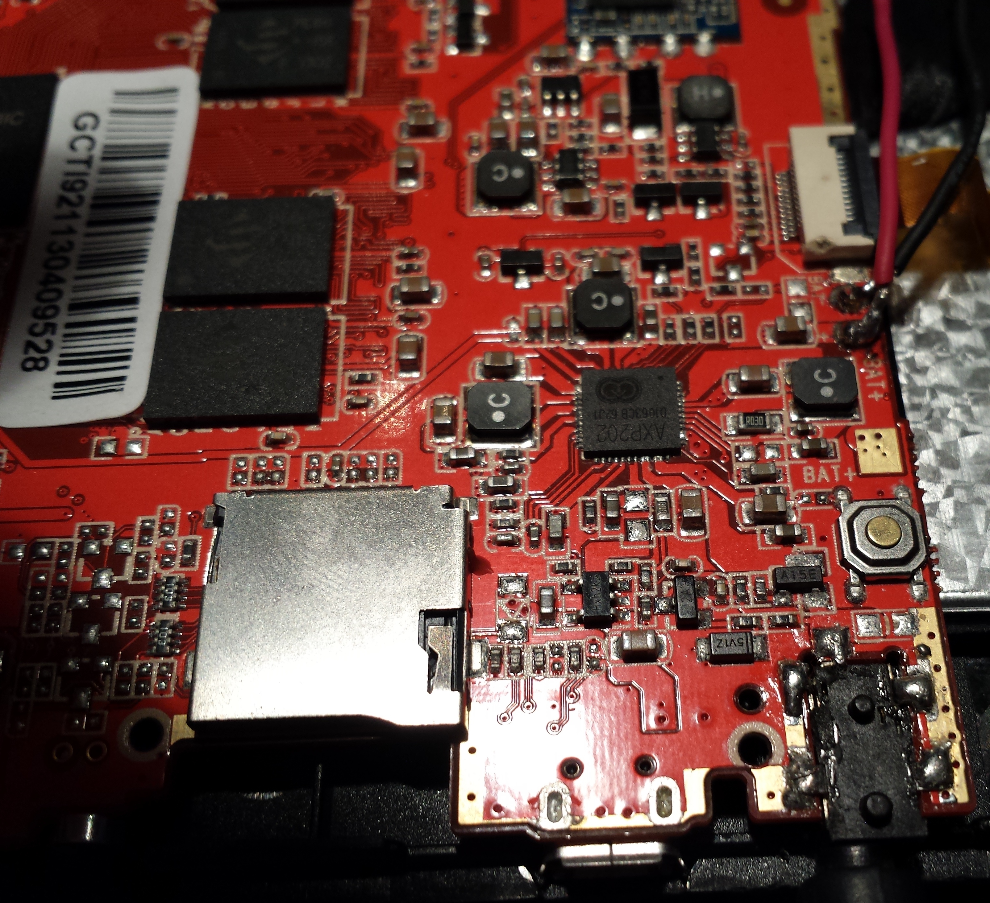 GoClever Terra 90 - Napięcie spada, grzanie A15E i AXP202, możliwe zwarcie?