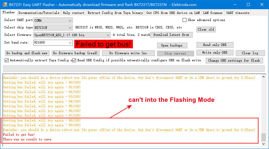 Using OpenBK7231T_App on BK7231 Chip of QFN56 C-3031 Module: Successful ...
