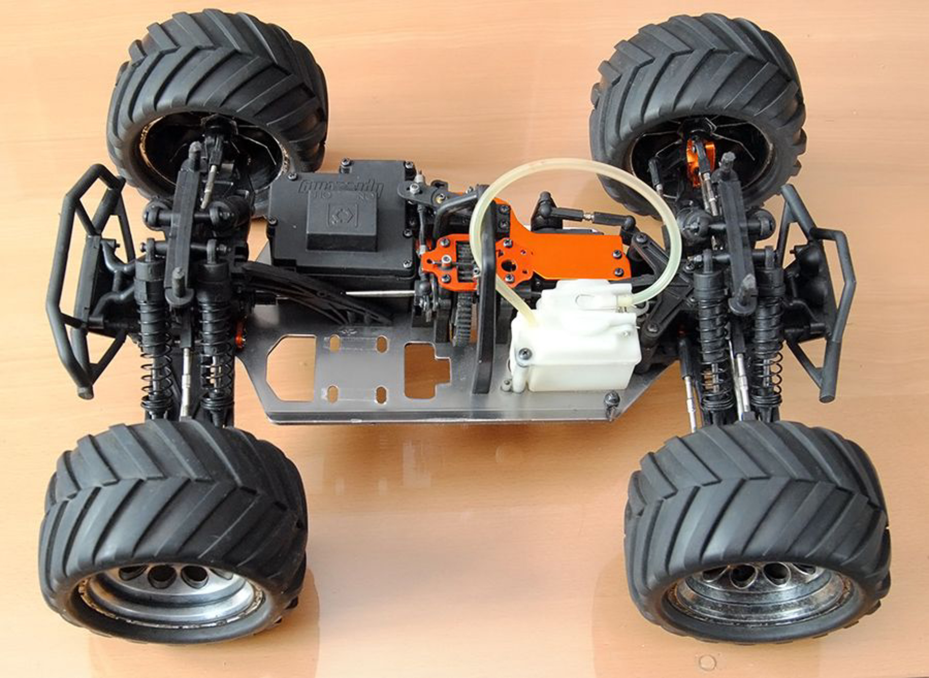 Budowa auta RC 1:5 z silnikiem od piły spalinowej - moc, części ...