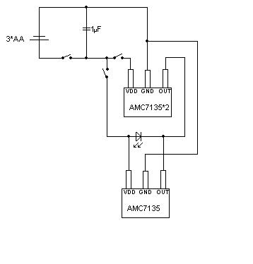 Czy połączenie AMC7135*2 w układzie powerLED będzie działać?