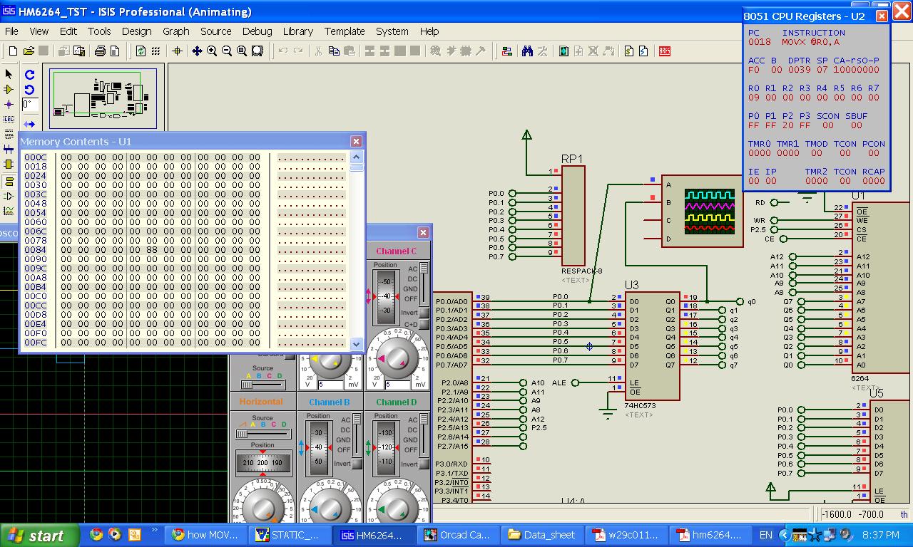 how MOVX work and is it contol ALE ,WR and RD pin micro controller ...