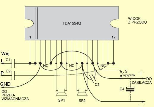 TDA1558Q - Dlaczego jeden układ się przegrzewa przy 14V i ...