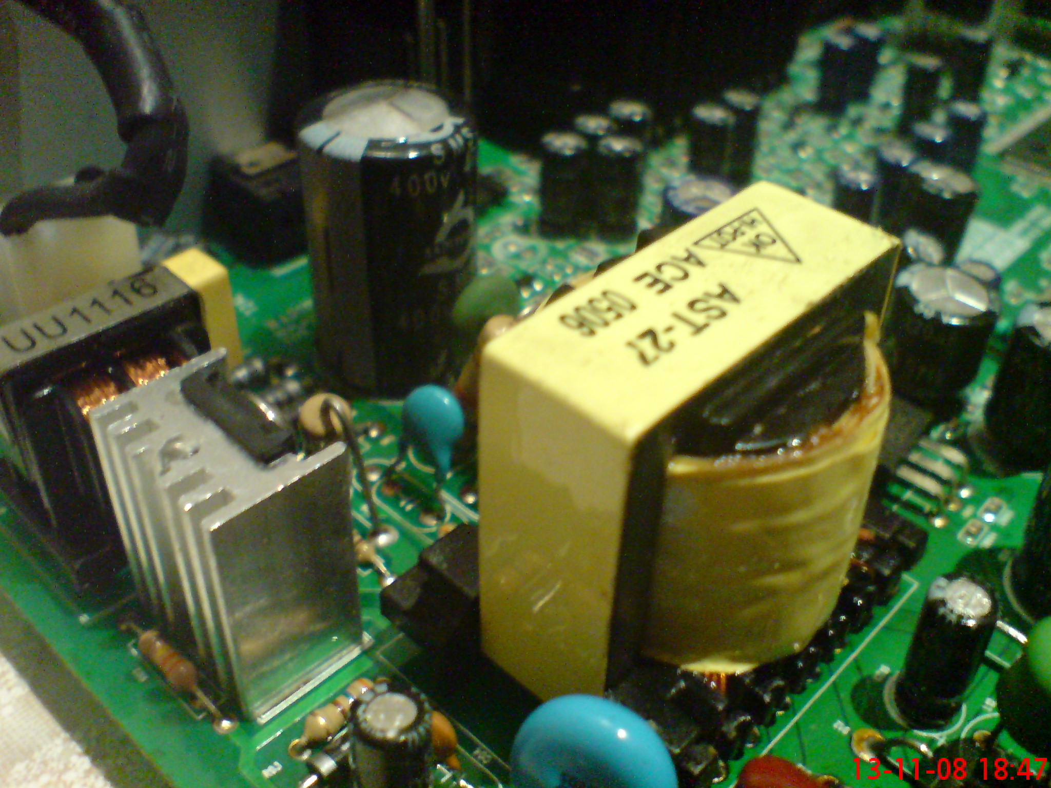 Ferguson AF 1118 - syczenie, zapach spalenizny, iskry, nie działa po ...