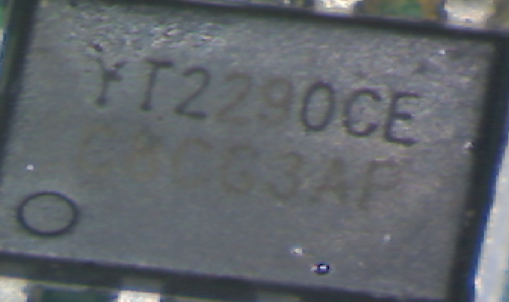 Identyfikacja switcha w zasilaczu lampy ledowej - YT2290CE C8CG3AP?