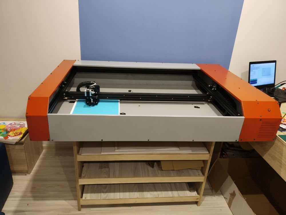 CNC plotter with drag knife + CAM software - elektroda.com