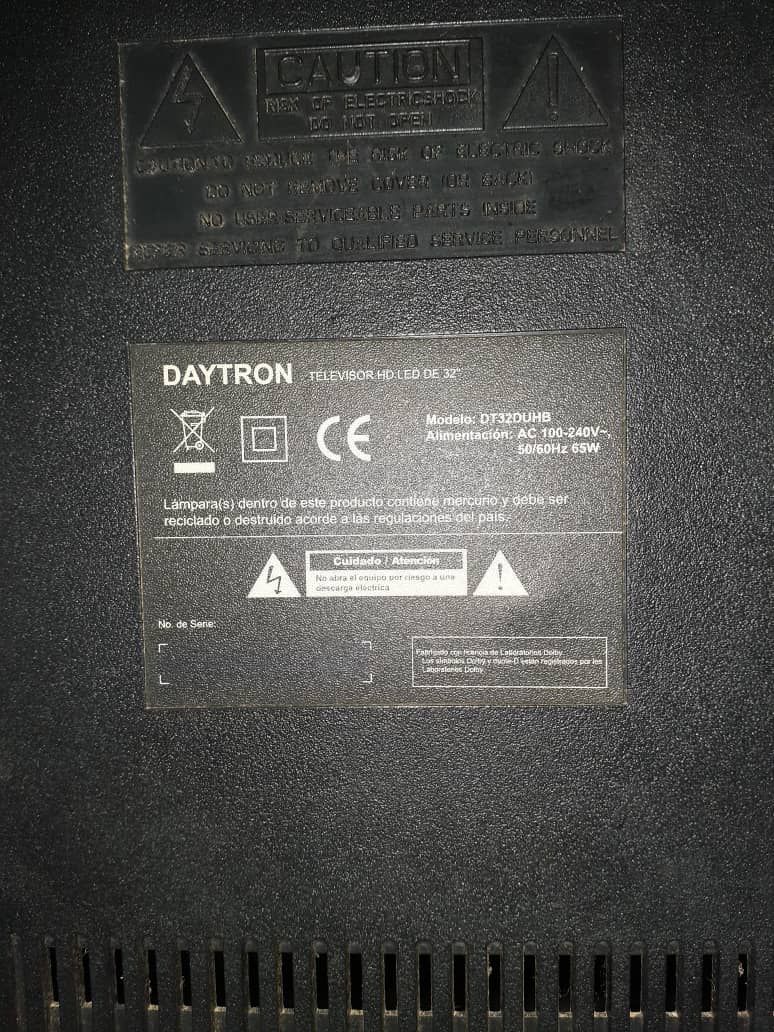 Daytron DT32DUHB | Se incluyen DUMP .BIN y manual de servicio .PDF.