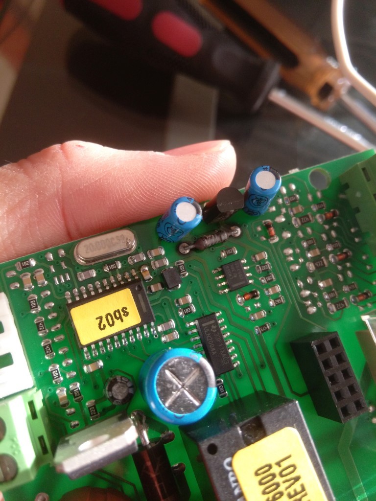 Nice Spido SP 6000 identyfikacja spalonego rezystora