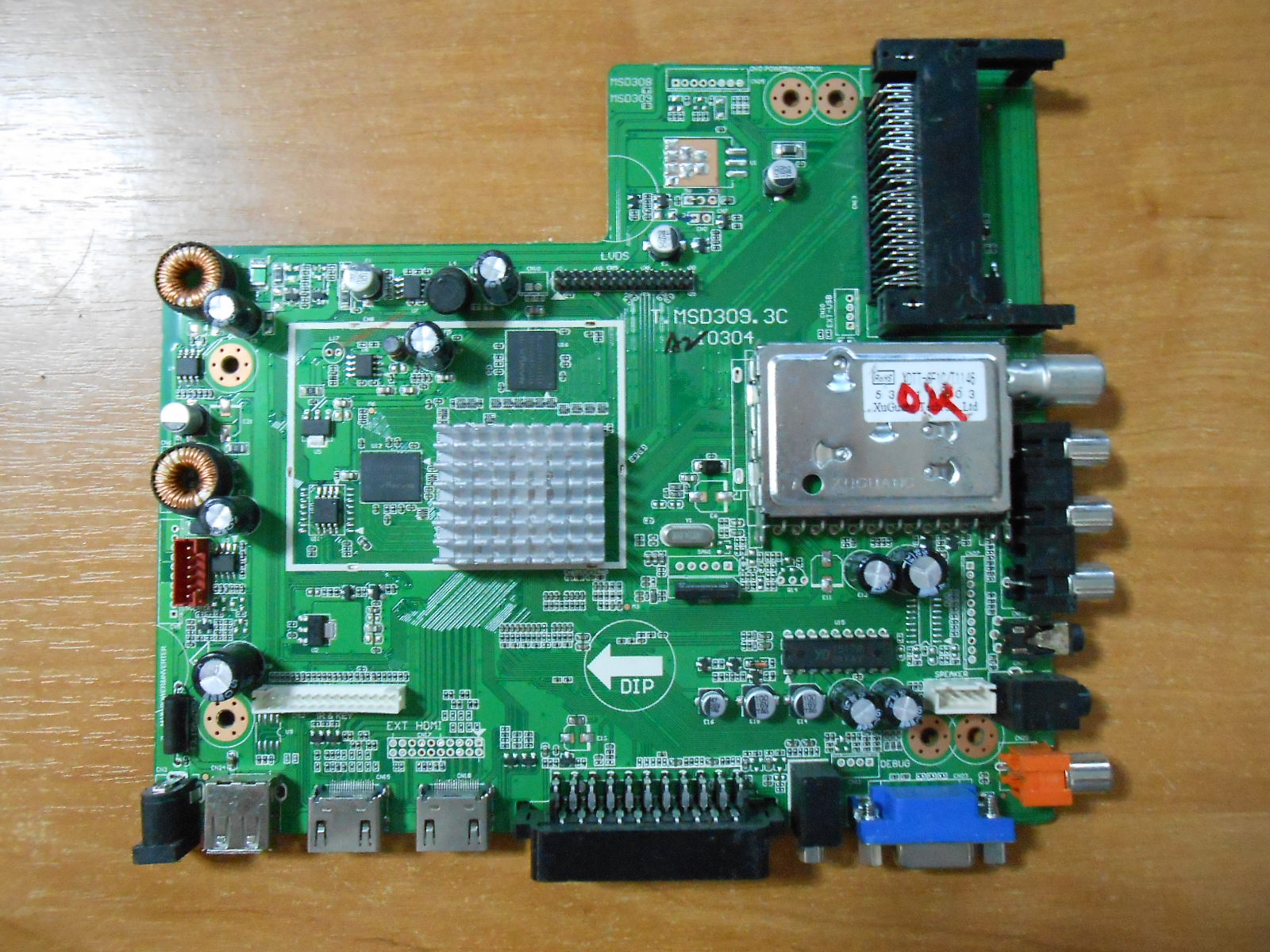 Jak naprawić BBK LEM2241FDT z płytą T.MSD309.3C i pamięcią 25Q32?